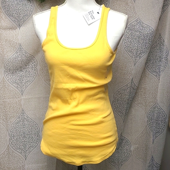 Sonoma | Tops | Nwt Yellow Ribbed Tank | Poshmark